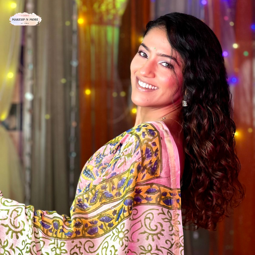 My Simple Traditional Makeup Look with Saree by Amruta Mestry